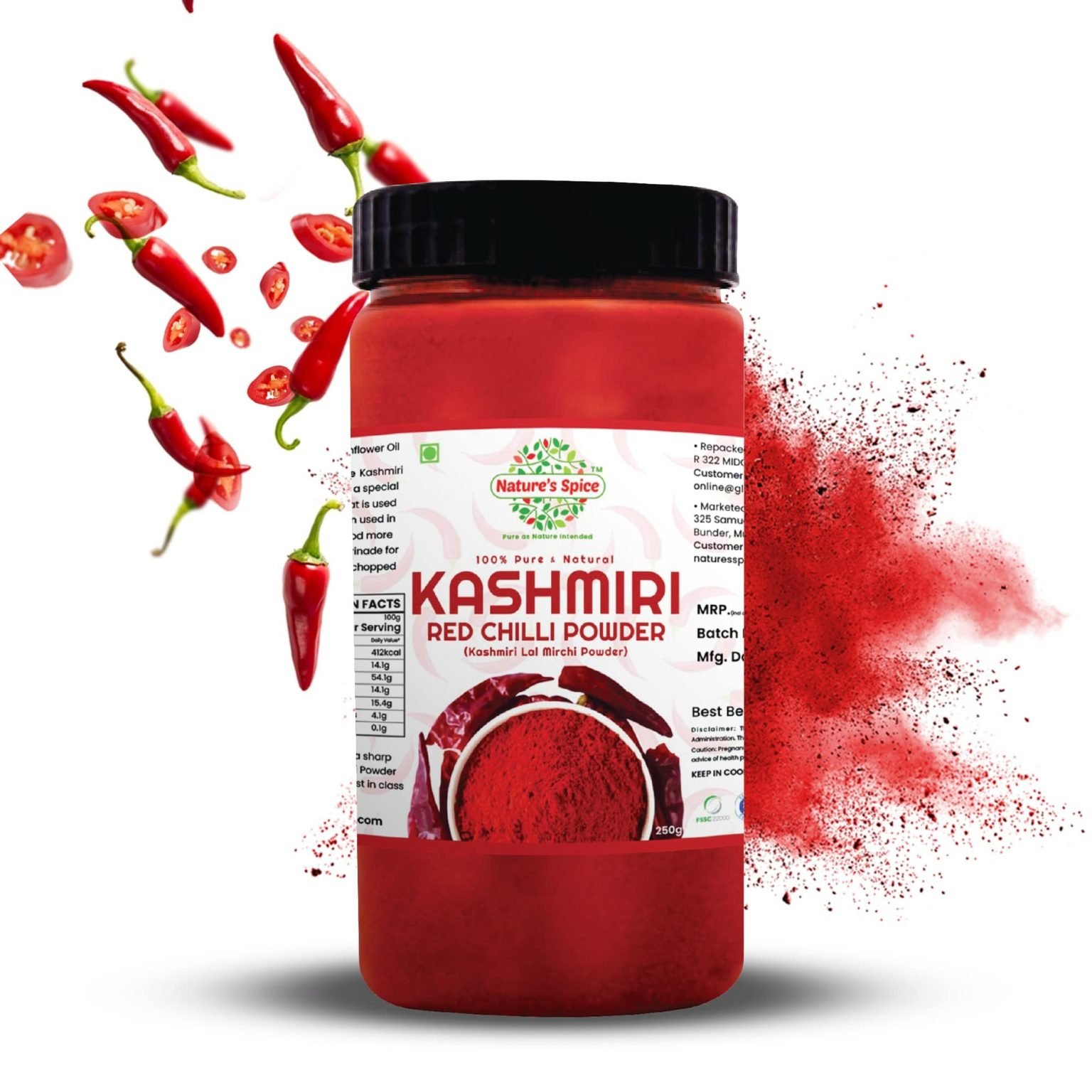 Kashmiri Red Chilli Powder | From Nature's Spice